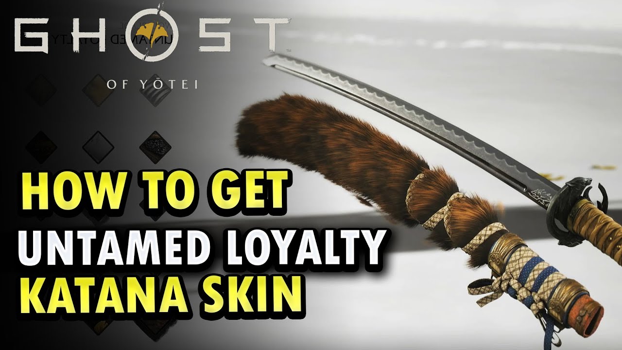 How to get The Untamed Loyalty Katana Skin Ghost of Yotei - YouTube