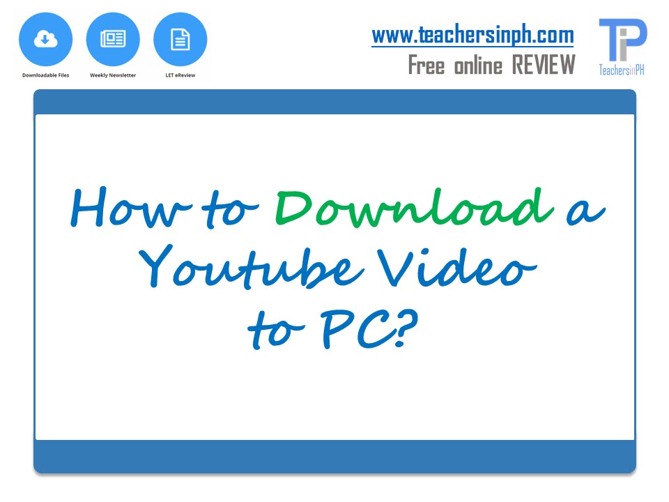 How to download a youtube file to your computer? - YouTube