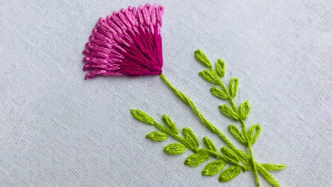 Hand Embroidery: Cute Small Flower Embroidery - Design For Baby Clothes ...