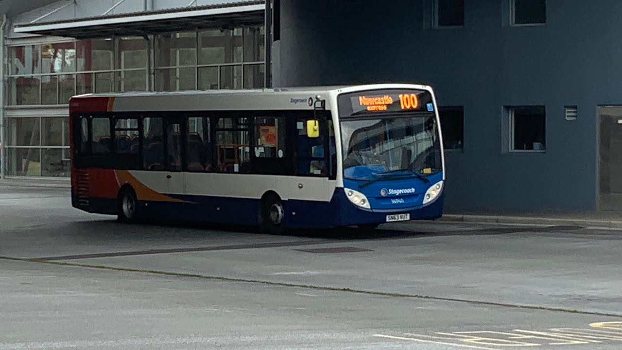Stagecoach Newcastle 36960 On The 100 To Metrocentre - YouTube