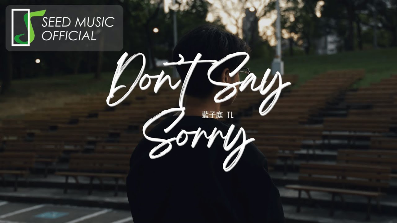 藍子庭 TL〈Don't Say Sorry〉Official Music Visualizer - YouTube