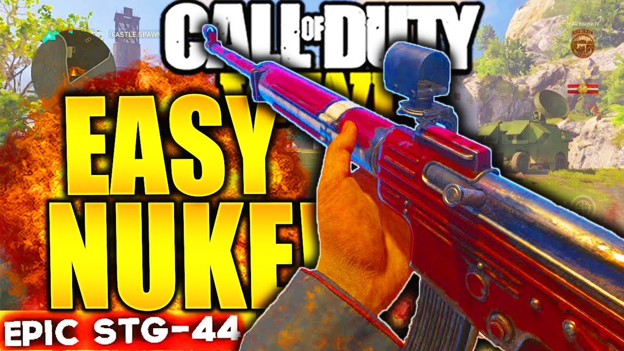 EPIC STG 44 RED BARON V2 ROCKET FIRST TRY! CALL OF DUTY WW2 "STG 44 RED ...