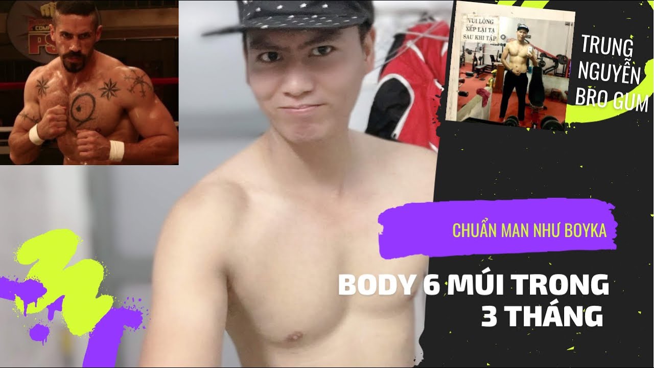 3 tháng body 6 múi! Ngày 1! - YouTube