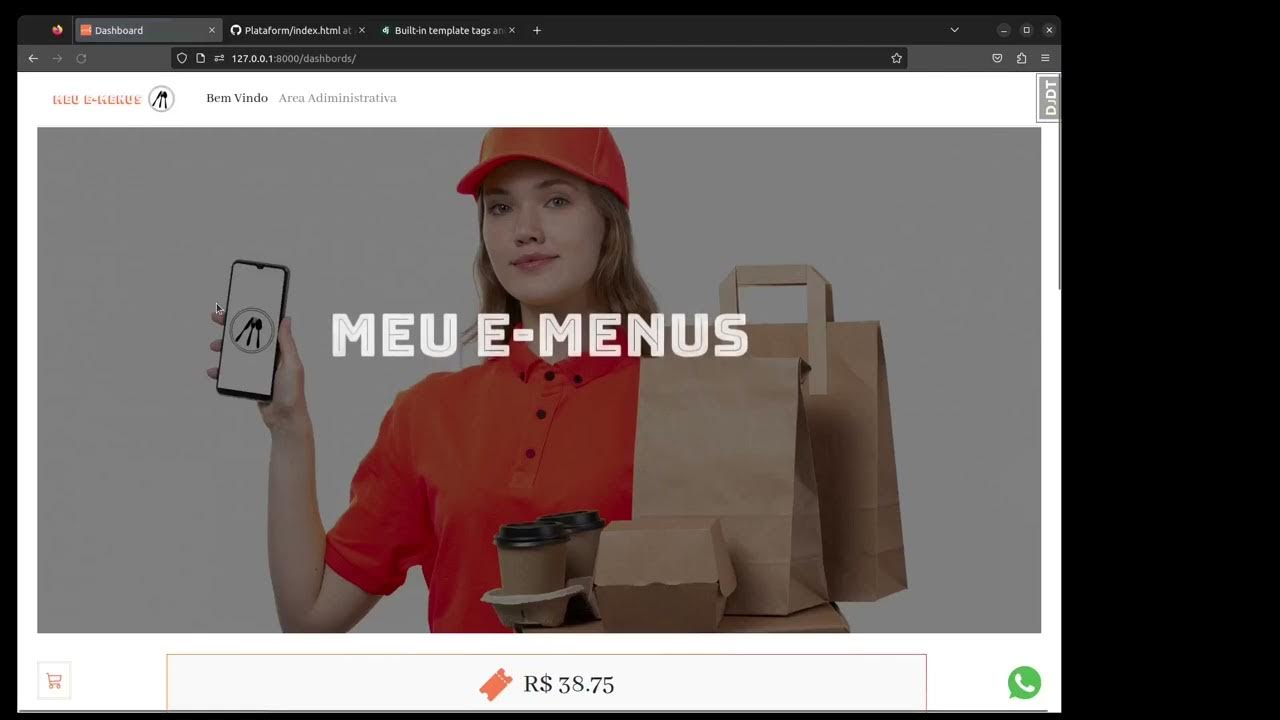visualizando o Dashboards e Pedidos na plataforma Meu E-menus - YouTube
