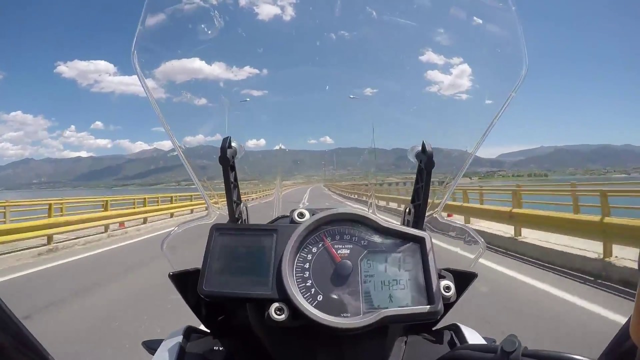 KTM 1190 adv first ride :) - YouTube