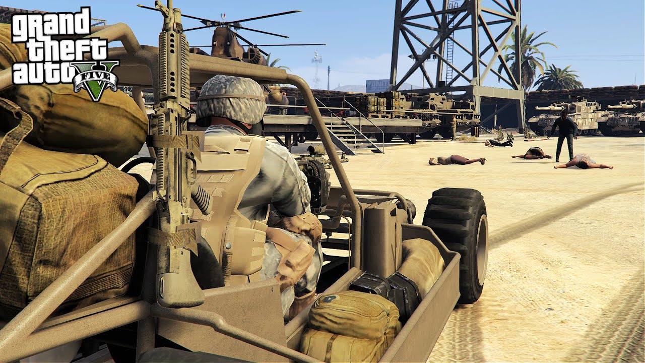 ZOMBIES ATTACKED OUR MILITARY BASE - ZOMBIE Outbreak in GTA 5! - YouTube