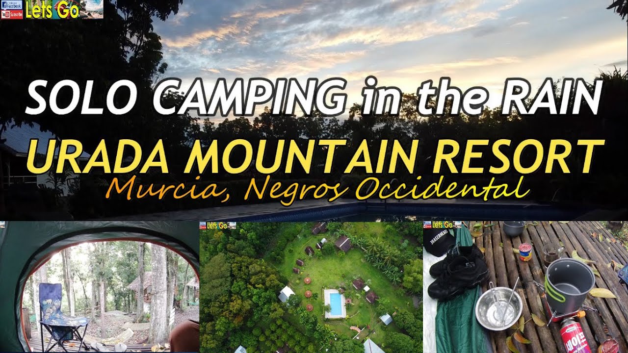 SOLO CAMPING in the RAIN - URADA MOUNTAIN RESORT - YouTube
