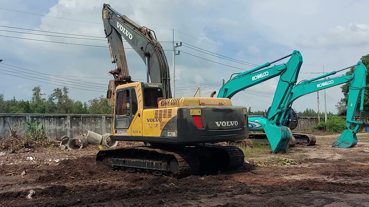 VOLVO EC210B prime ขายค่ะ780,000฿ - YouTube