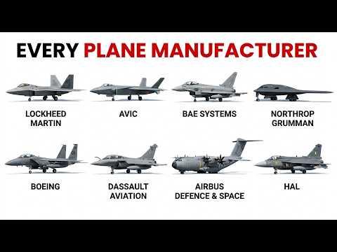 Every Military Plane Manufacturer Explained In 11 Minutes