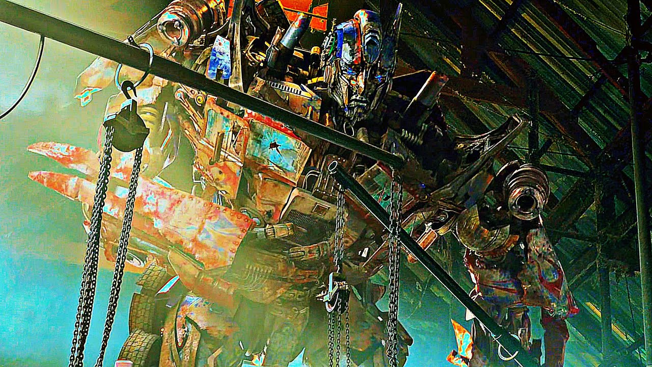 TRANSFORMERS AGE OF EXTINCTION | Cade Yeager meets Optimus Prime | full ...