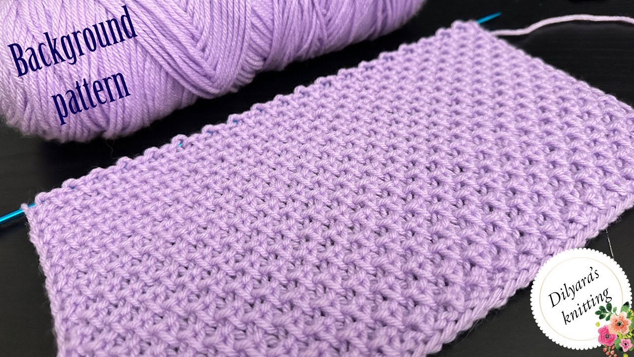 Super Easy knitting pattern | Best knit stitch pattern for Beginners ...
