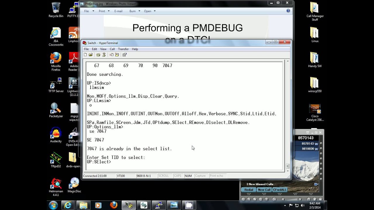 PMDEBUG a DTCI on a Nortel DMS-100 - YouTube