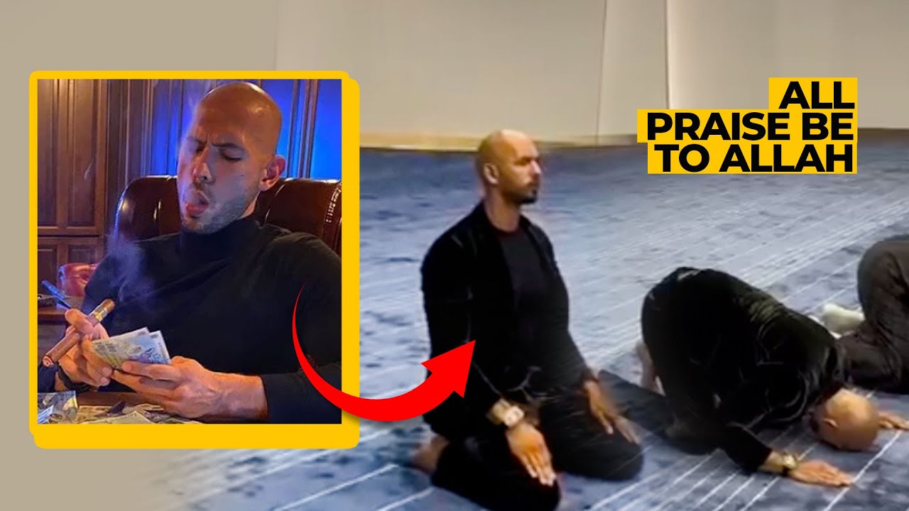 Andrew Tate Prays in a mosque - YouTube