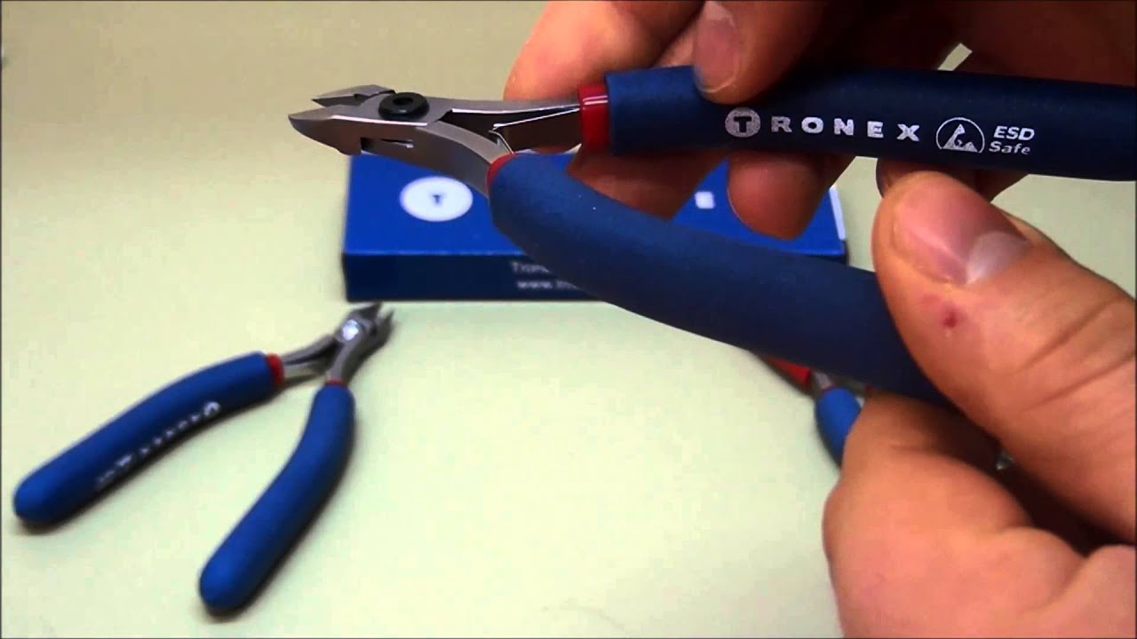 Tronex ESD Cutter 5423, 7511, 7712 - YouTube