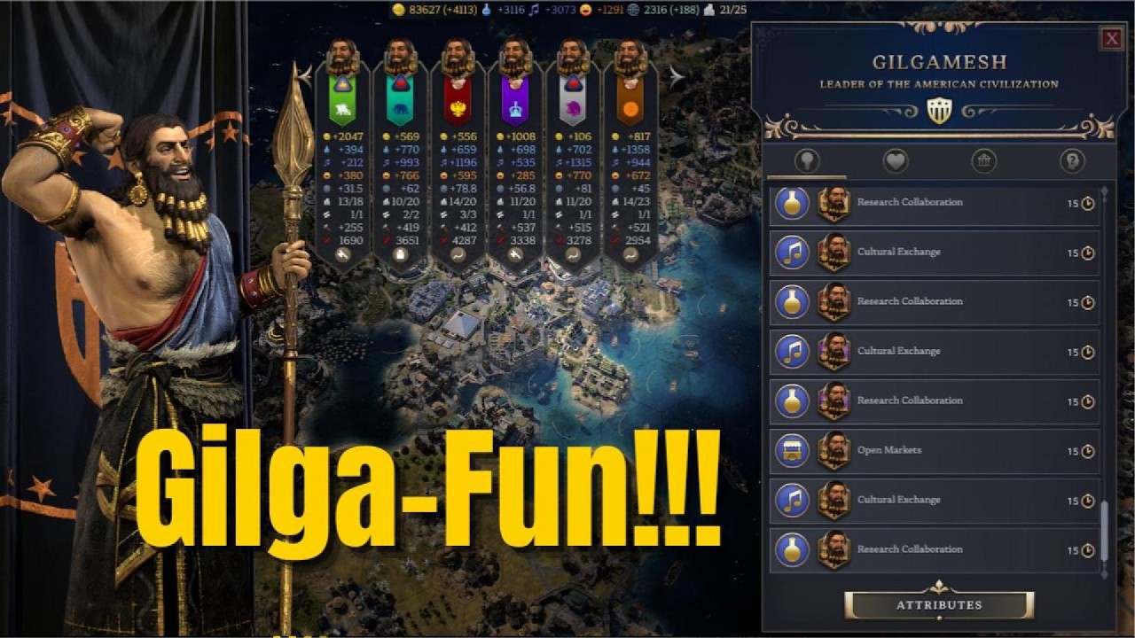 Gilgamesh in Civ 7 Is AMAZING! - YouTube