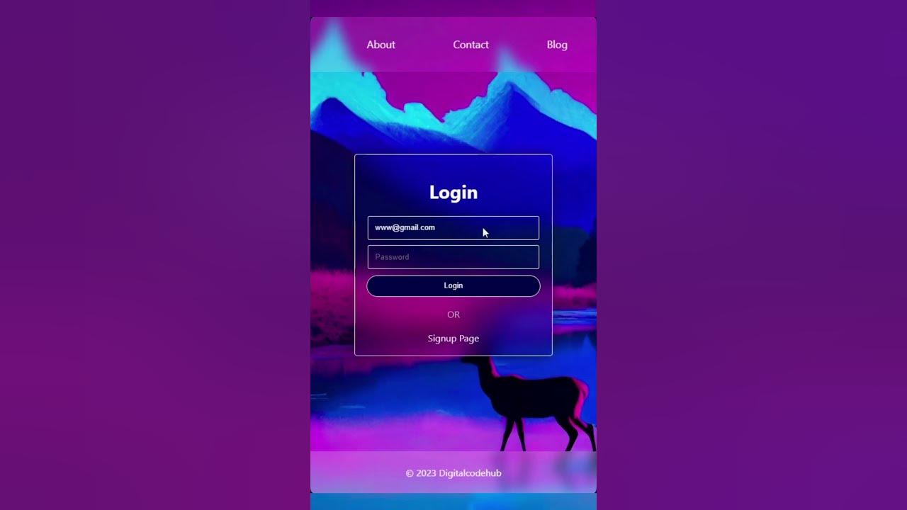How To Build A Modern Login And Registration Page In React Javascript React Css Youtube