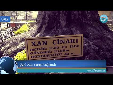 Şəki Xan sarayı bağlandı.