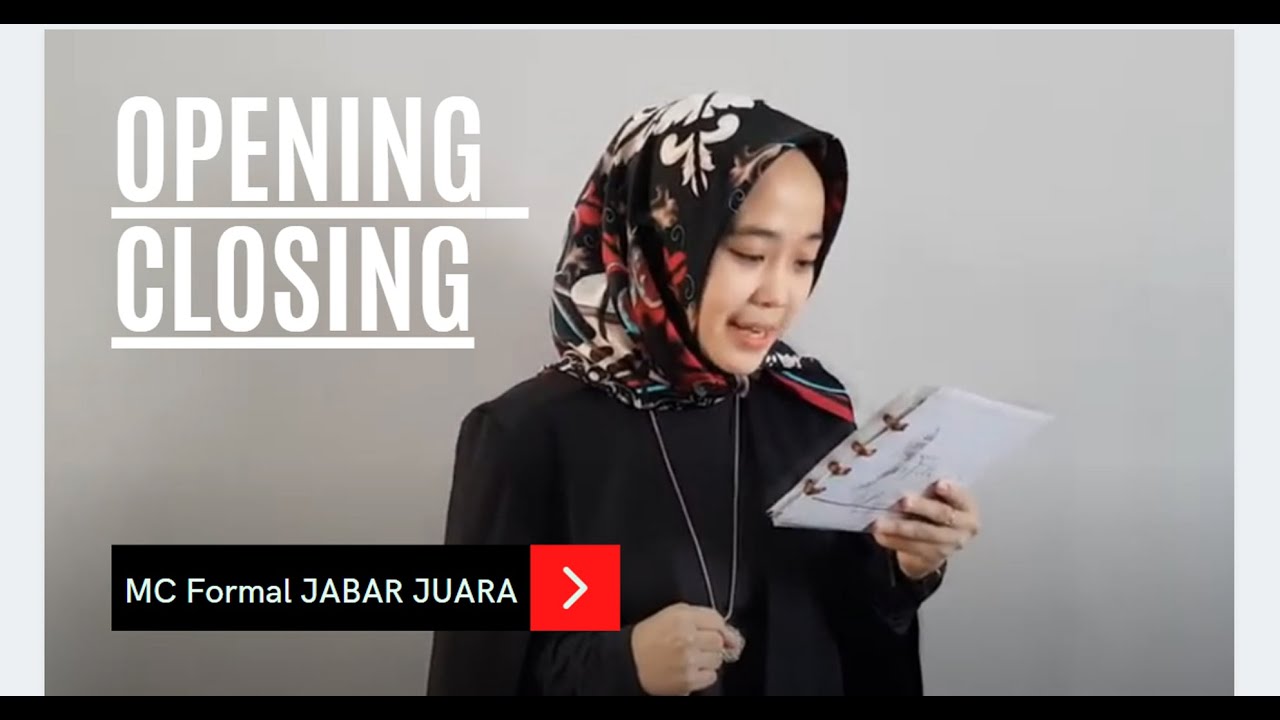 CARA MC ACARA FORMAL- JABARJUARA - Contoh MC Formal II Fitriyana ...