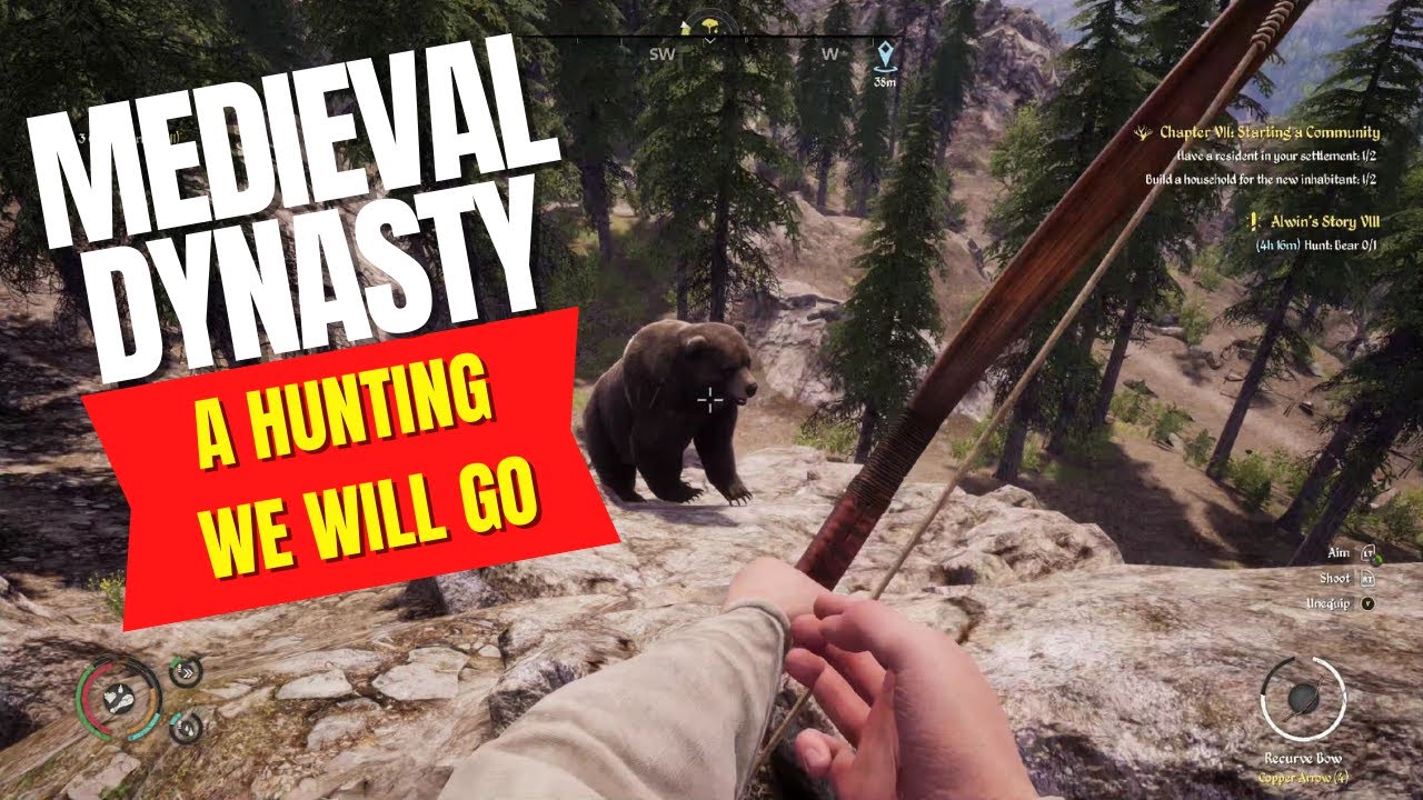 Medieval Dynasty - Playthrough Part 10 | Alwin's Story VIII | Hunting ...