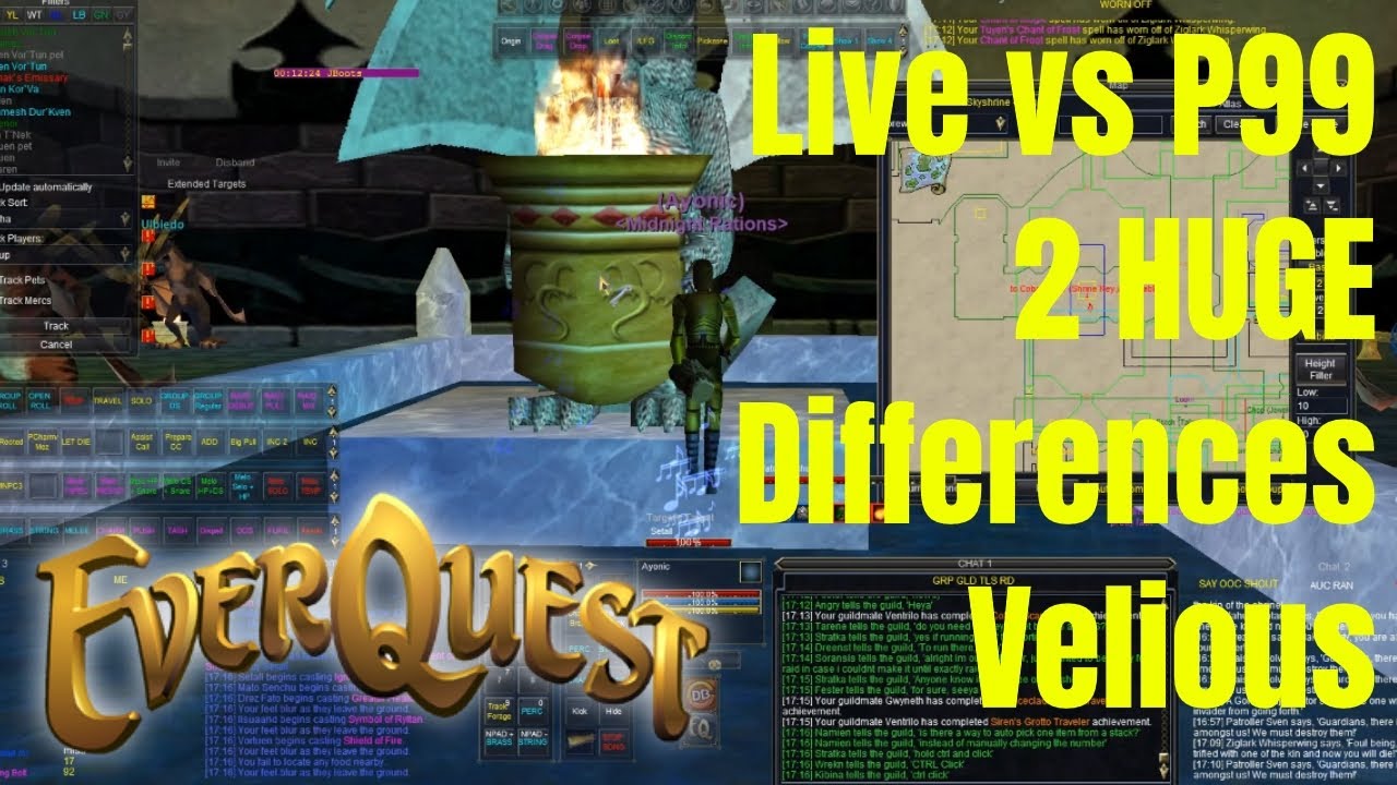 Everquest TLP vs P99 Velious 2 HUGE Differences (CS Key & Ports) - YouTube