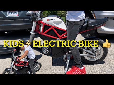 Razor rsf650 electric bike day 2 - YouTube
