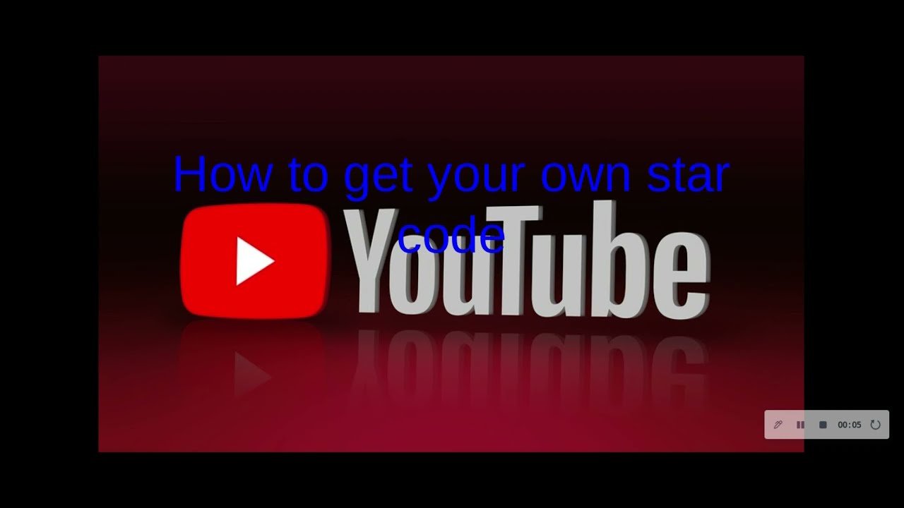 How To Get Your Own Star Code YouTube how-to-get-your-own-star-code-youtube