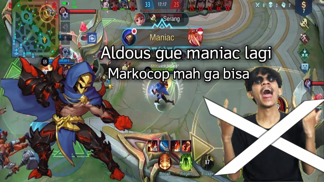 CARA MENDAPATKAN MANIAC SECARA MUDAH DARI TOP 1 INDONESIA ALDOUS ...
