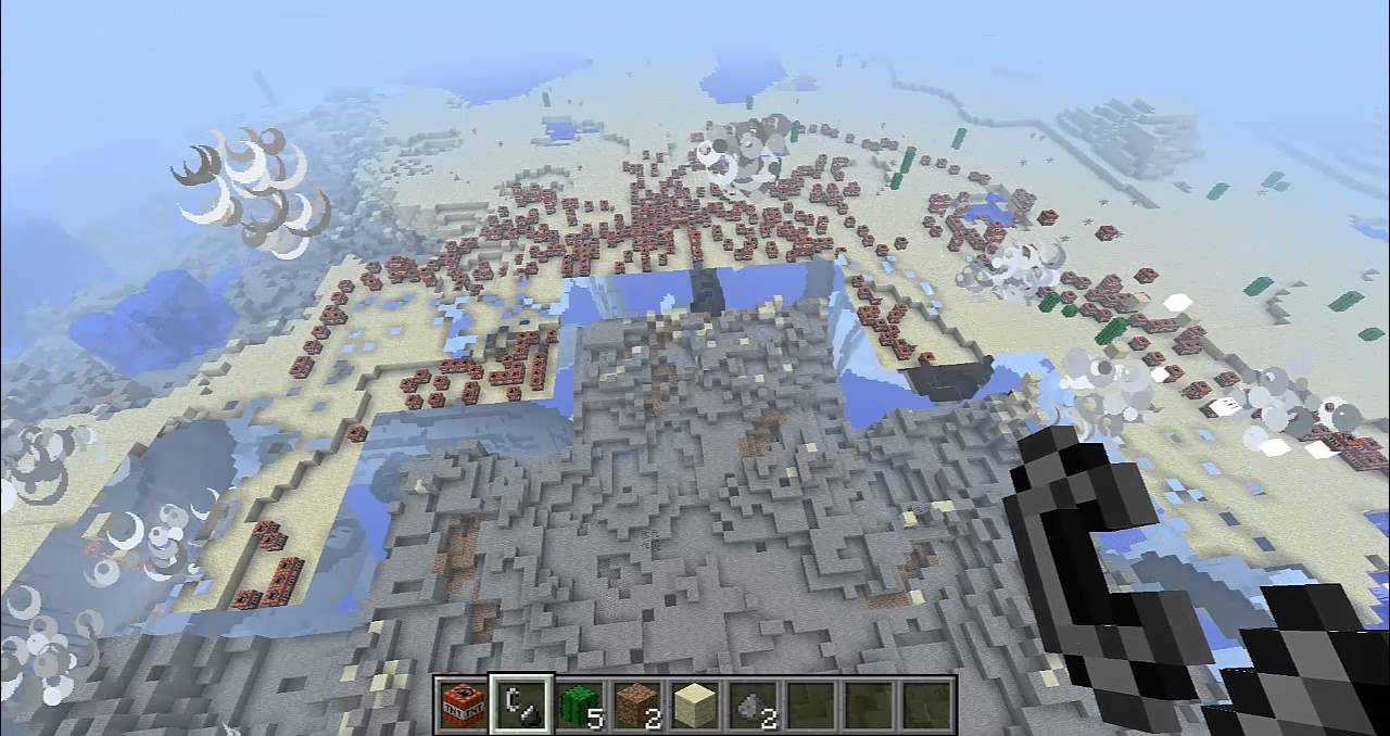 Huge MineCraft Tnt Explosion - YouTube