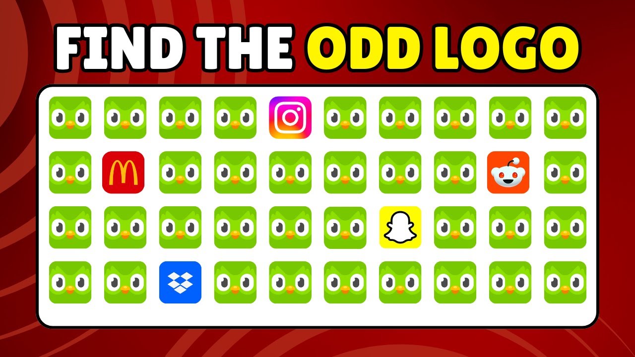 Can You Find the Odd Logo? | Find The ODD One Out - FAMOUS LOGOS ...