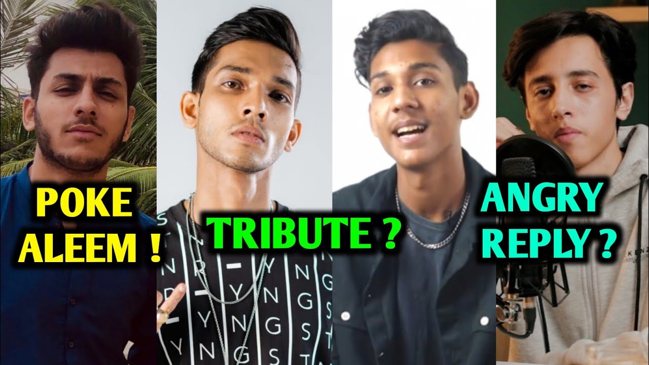 Talha Anjum Tribute | Indian Rapper Poke Aleemrk | Umair Angry Reply ...