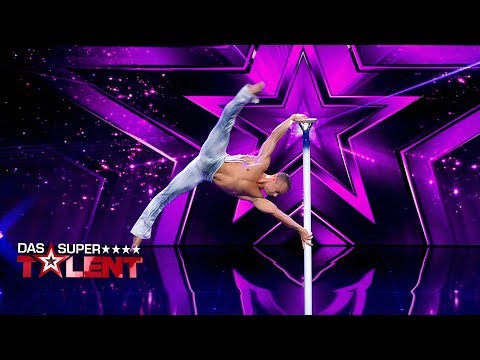 Sensationell! Akrobat scheint an der Pole-Stange zu schweben! | Das Supertalent vom 30.11.2019
