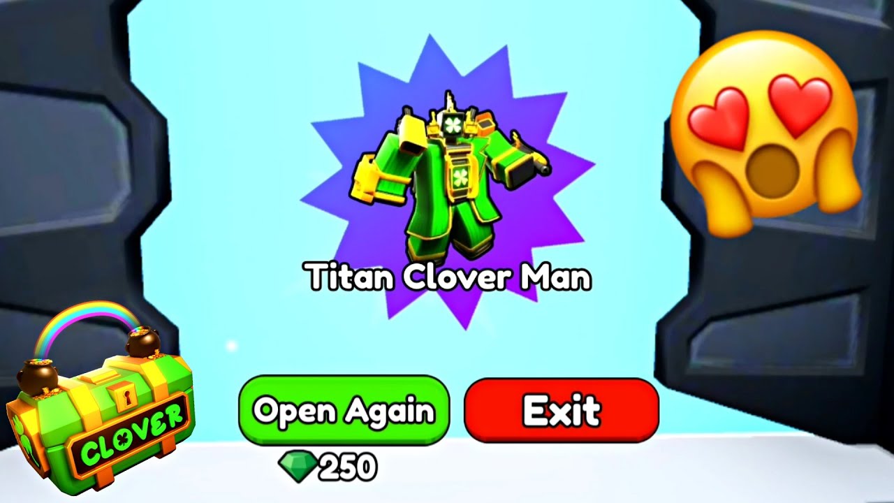 NEW TITAN CLOVER MAN in Skibidi Tower Defense UPDATE Episode 71 - YouTube