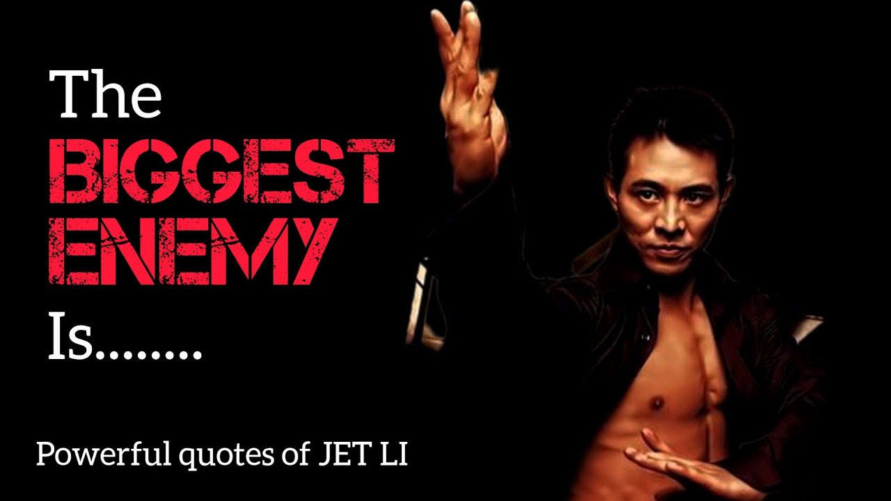 Martial Arts master Jet Li | jet li motivational quotes | Kung Fu ...