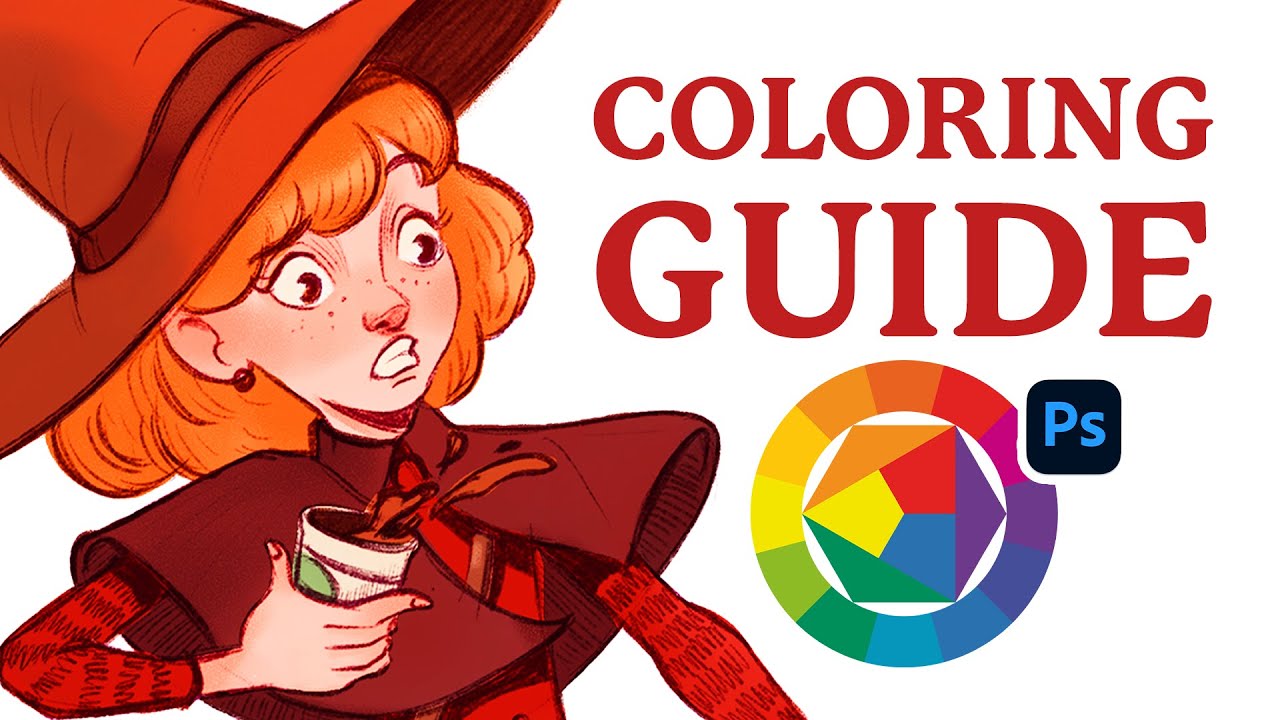 How to Color Your Character in Photoshop | Beginner’s Guide to Coloring ...