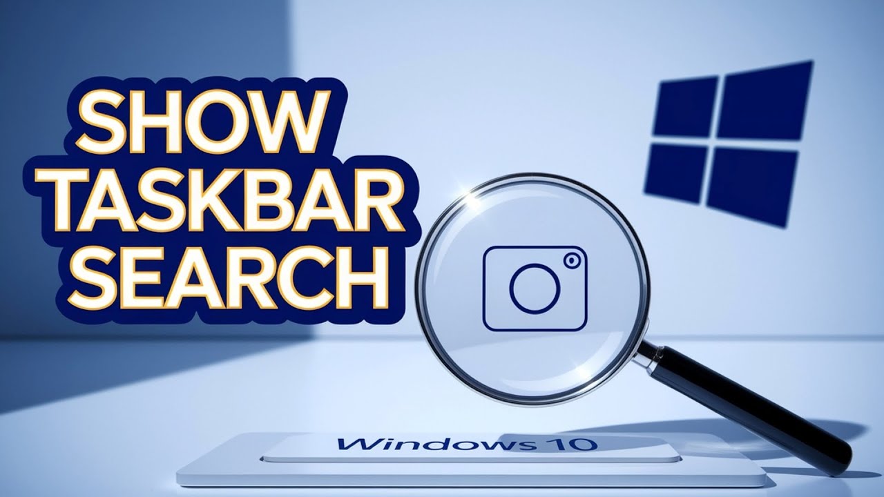 How to Hide or Show Search Box on Taskbar in Windows 10/11 - YouTube