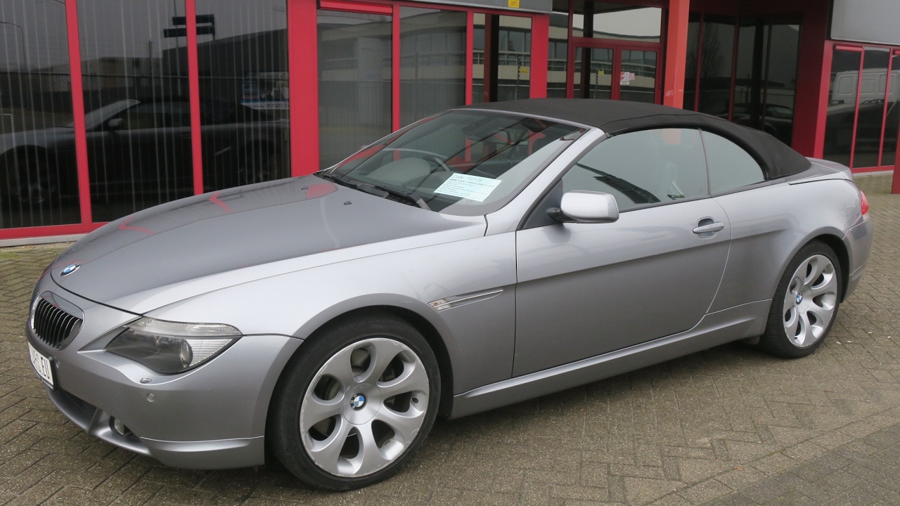750126 BMW 645CI E64 CABRIO 4.4L AUT 08-2004 GREY 333HP 100379MILES RHD - YouTube