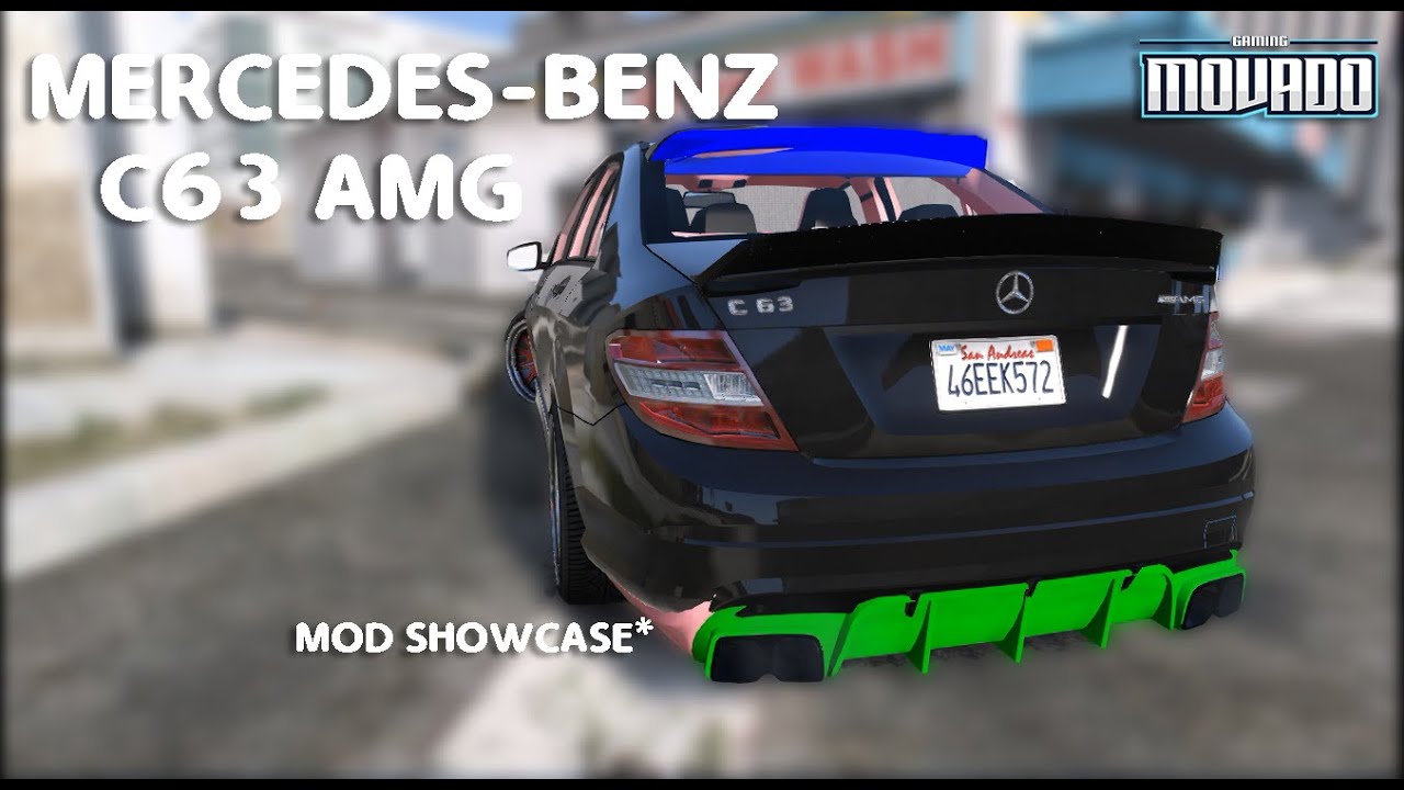 Mercedes Benz C63 AMG| Mod Showcase| Movado Gaming |GTA V - YouTube