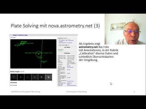 Astrofotografie Basis-Technik: Plate Solving - YouTube