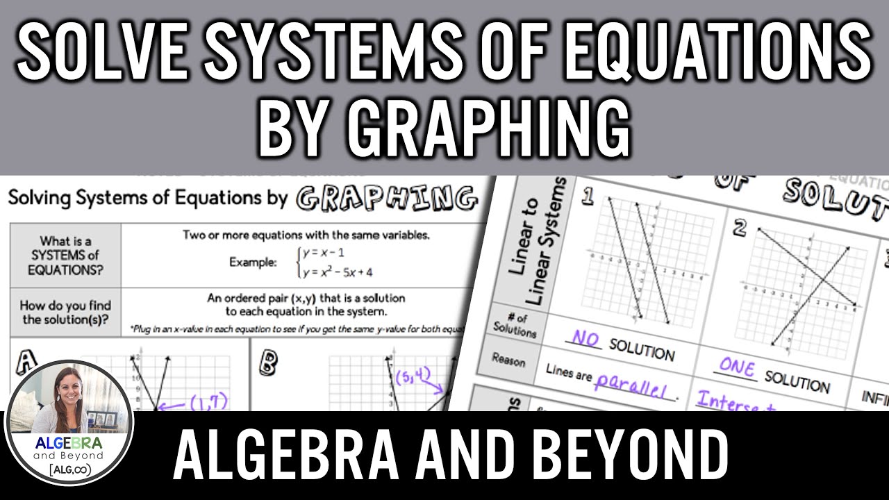 Solving Systems of Equations by Graphing | Algebra 2 Lesson - YouTube