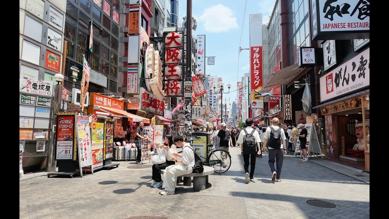Osaka Walking Tour 2026 | From Shinsaibashi to Dotonbori Through Osaka ...