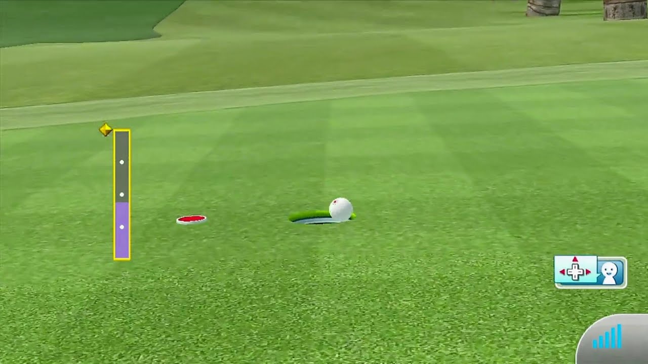 Wii Sports Online : playing golf on wiiu resort course - YouTube