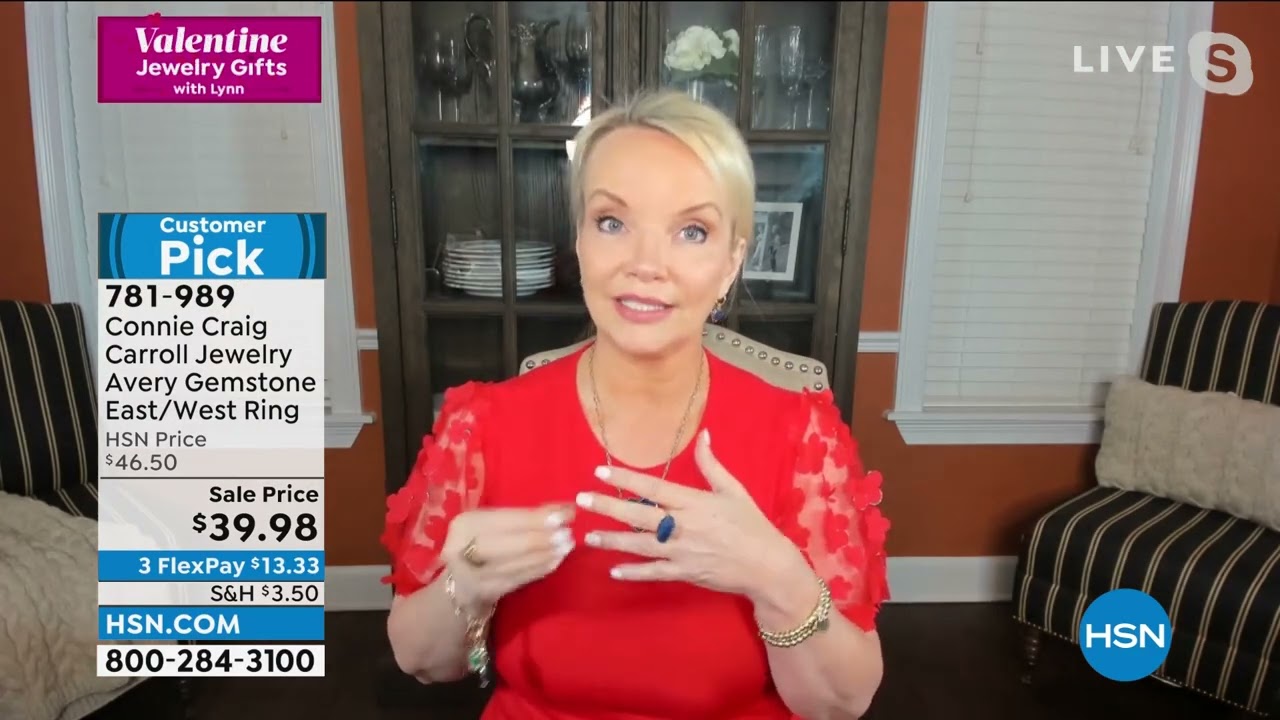 Connie Craig Carroll Jewelry Avery Gemstone East/West Ha... - YouTube