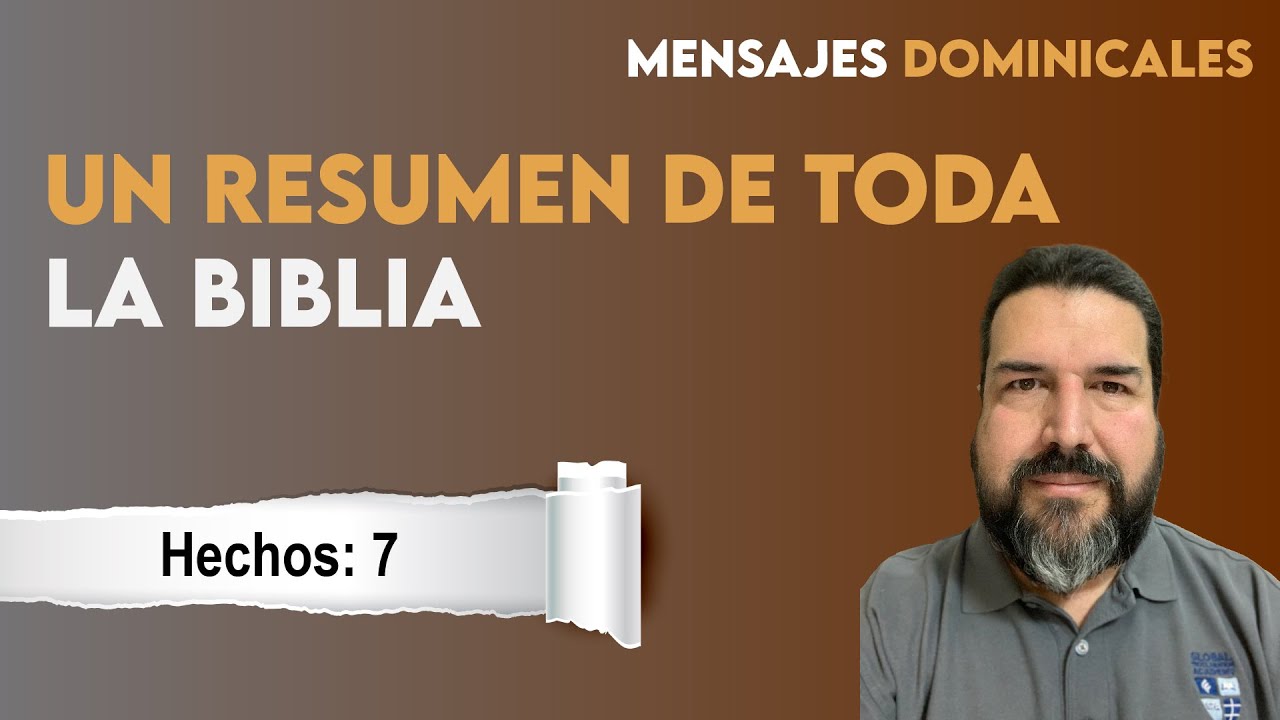 Hechos 7 (Resumen de toda la Biblia - Discurso de Esteban) - YouTube