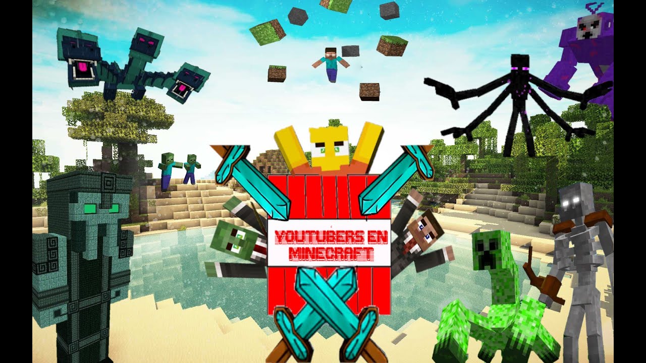 Youtubers en Minecraft #1 «Mods super Locos» - YouTube