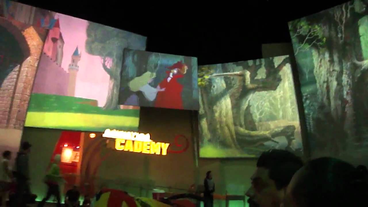 Disney's New Animation Courtyard HD Part 2 - YouTube