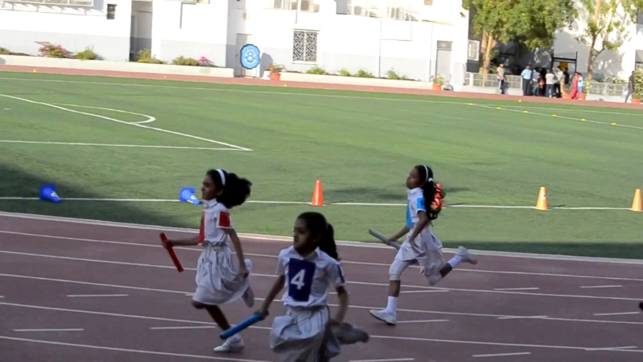 8 x 50 Girls Shuttle Relay ,ISM Annual Sports Day of Std. 3ed Primary ...