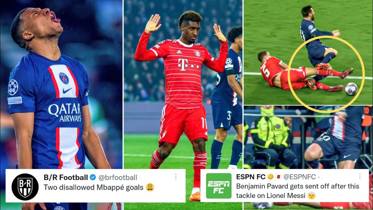 [Reactions] Mbappe Two Disallowed Goals | PSG vs Bayern 0-1 UCL | Coman ...
