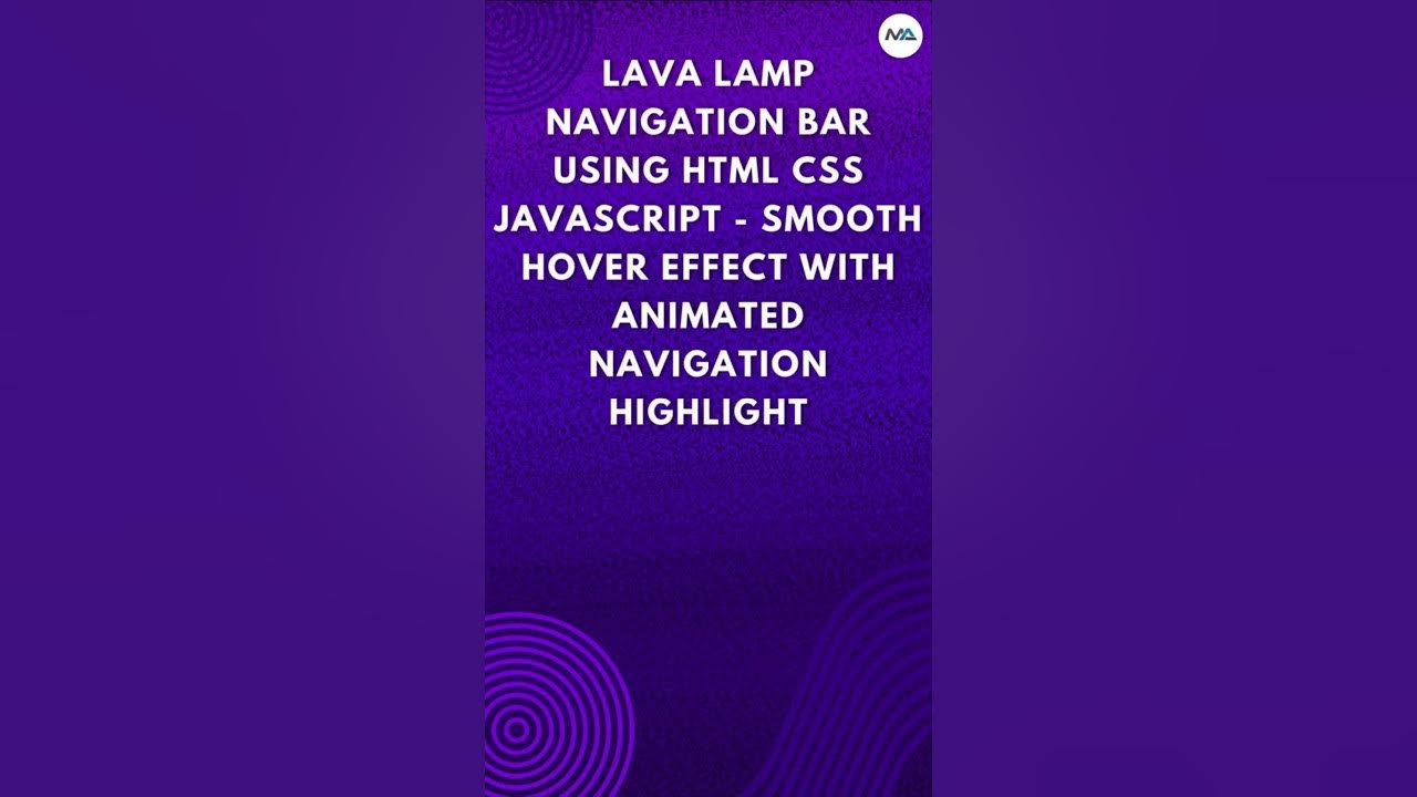 🔥 Create a Lava Lamp Navigation Bar in 60 Seconds! ⏱️ (HTML, CSS, JavaScript) #shorts - YouTube