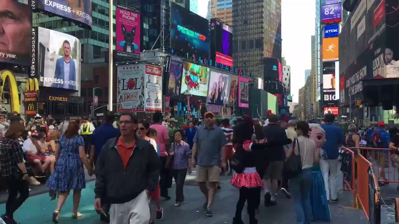 New York City Times Square Time Lapse - YouTube