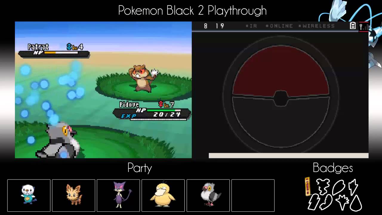 Pokemon Black 2 #5 - The First Badge! - YouTube